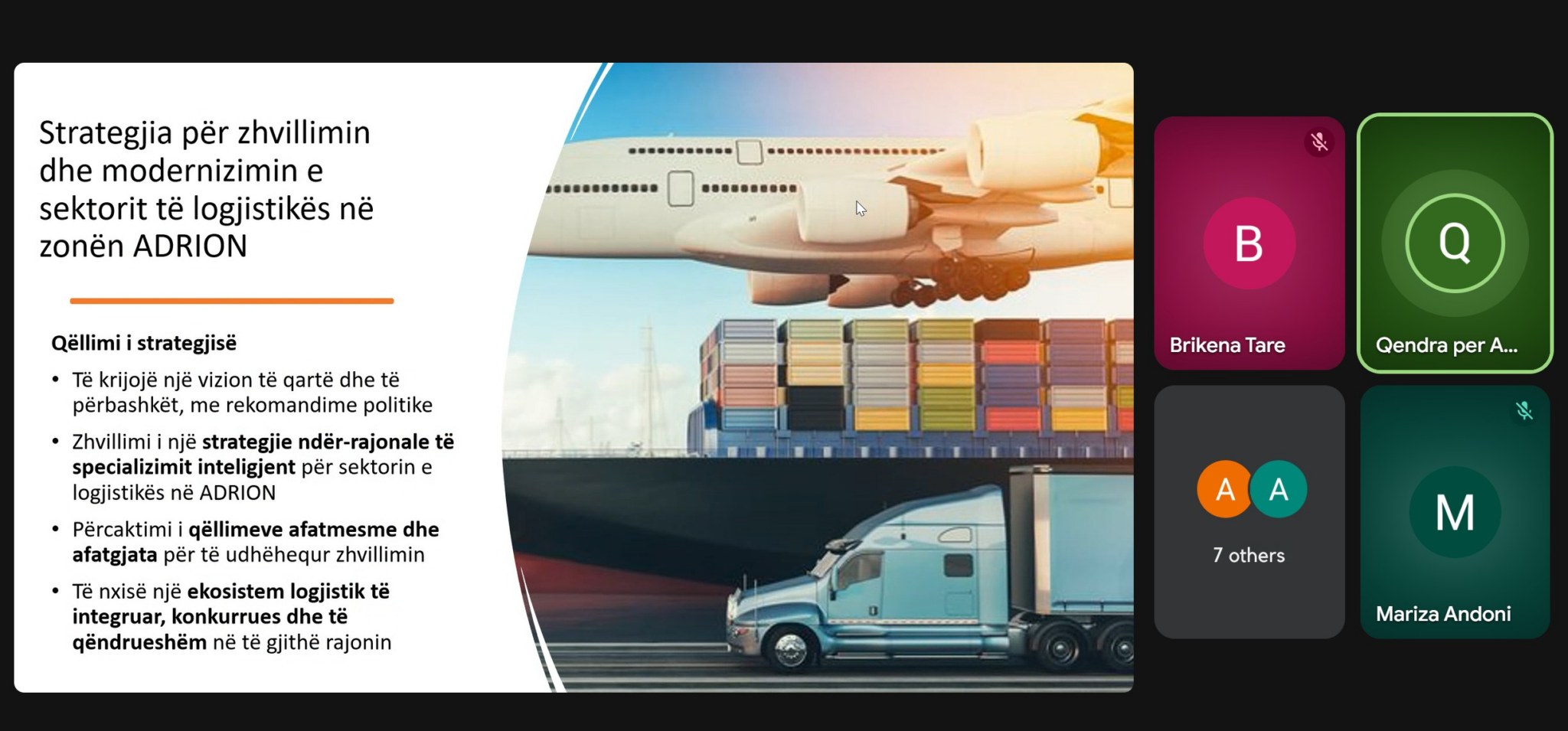 Promoting interregional logistics clustering in the ADRION Region ...